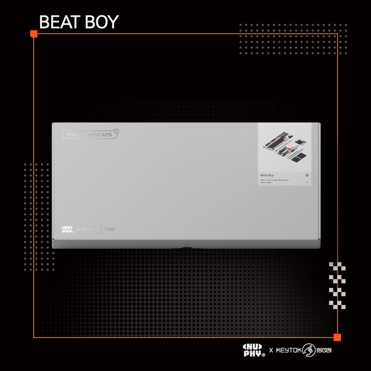 Beat Boy Berry Profile Dye-Sub PBTキーキャップ – DIGIART
