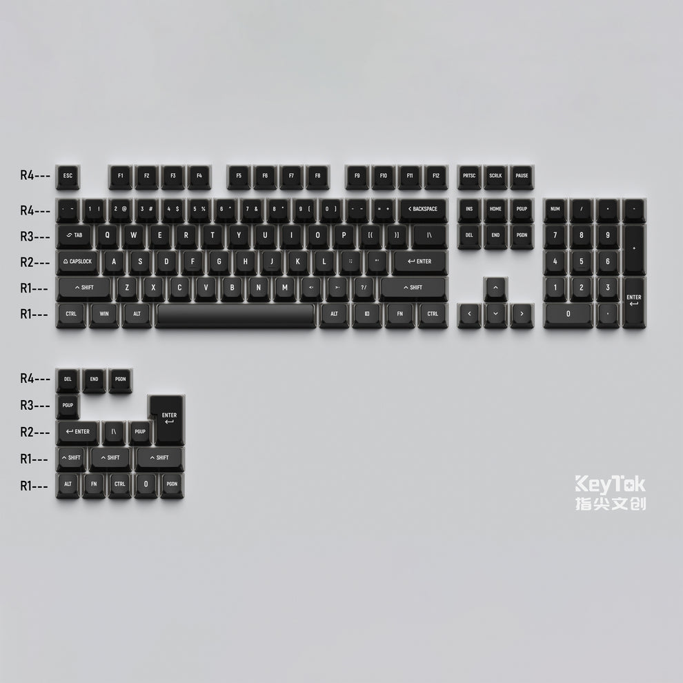 KeyTok WoB & BoW KOL Profile Dye-Sub PBT キーキャップ – DIGIART